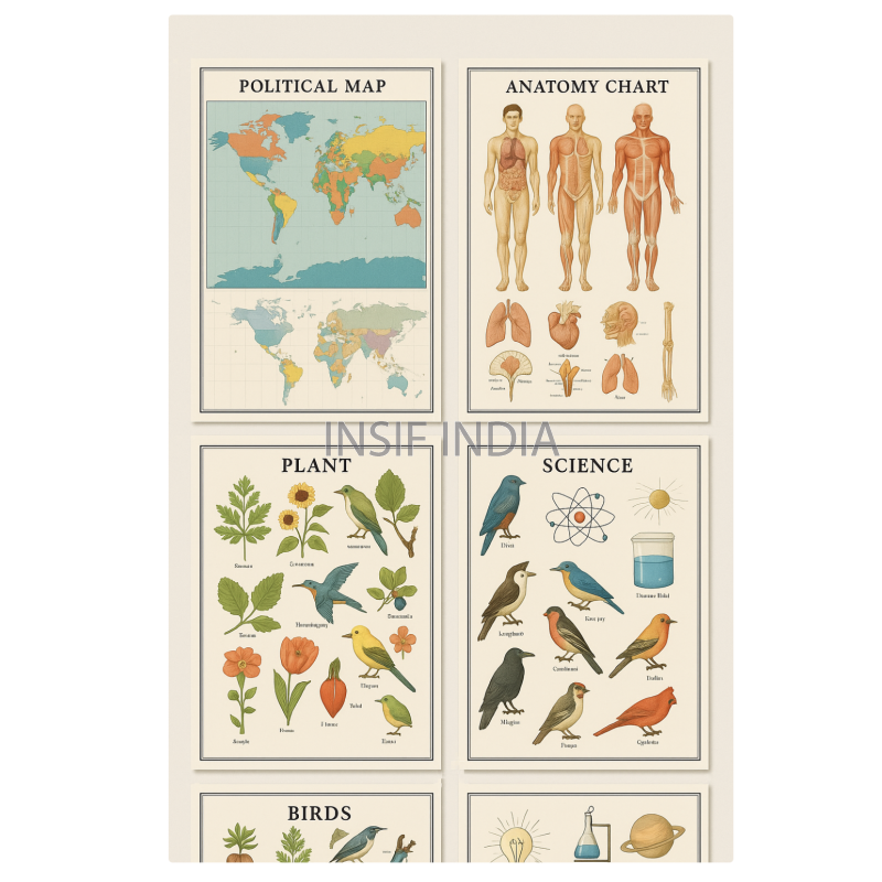 Buy Nepal Map Chart | INSIF INDIA Educational Charts